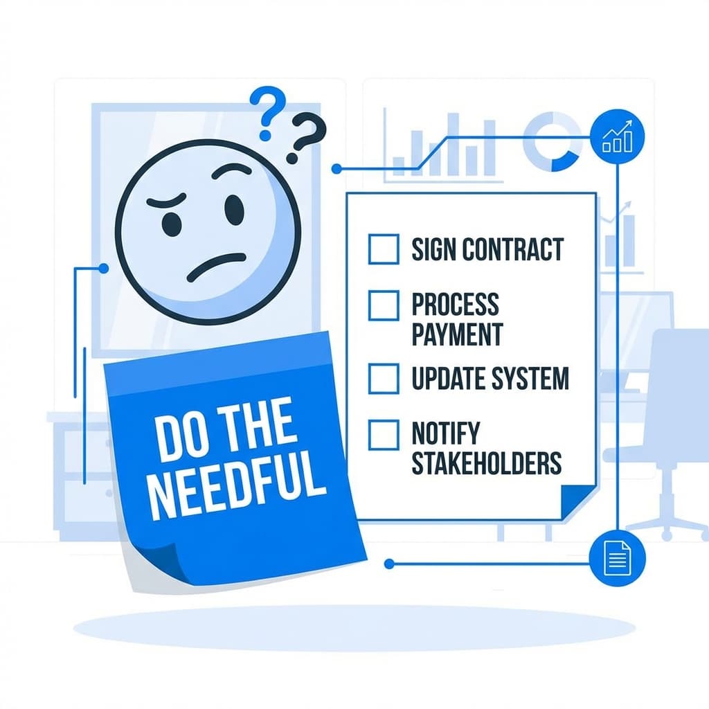 "Do the Needful" Meaning, Origin & Alternatives | GrammarBuddy ...